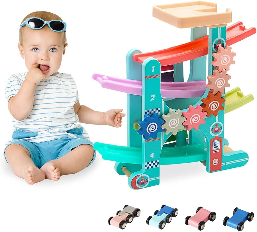 X spring Car Ramp Racer Toys, Race Track for Toddlers, Car Ramp Race T ...