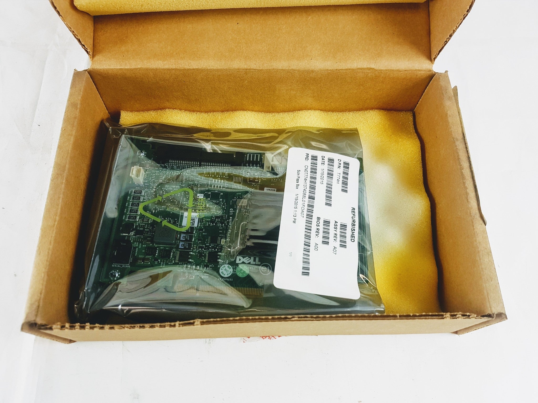 DELL T774H PowerEdge PERC 6/i PCI Express x8 SAS RAID Card ...