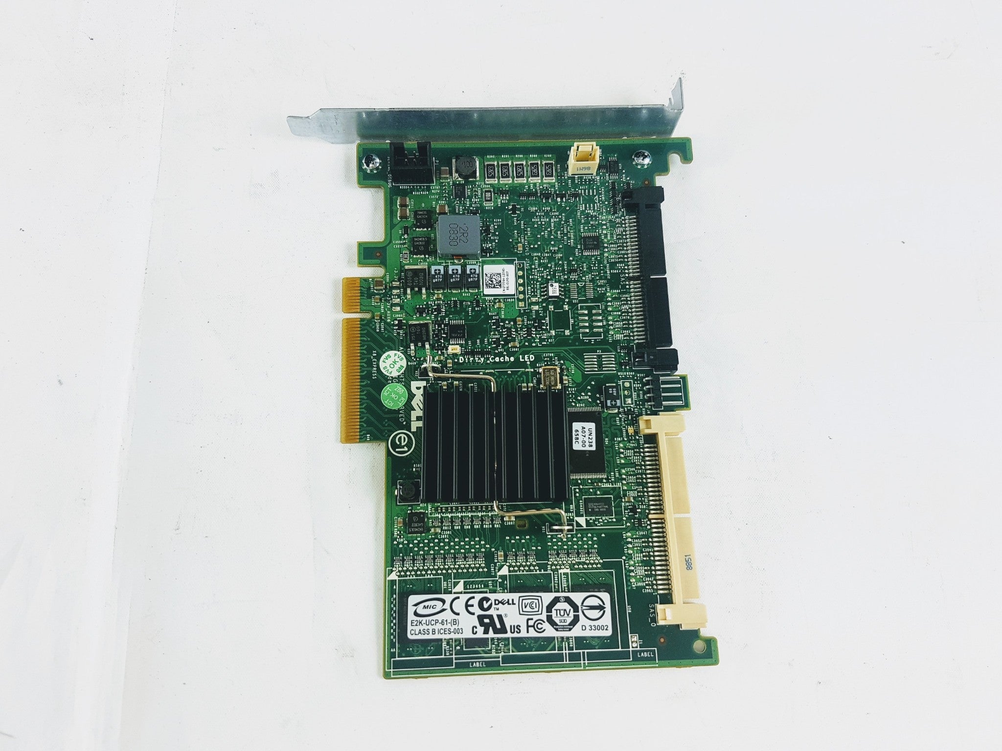 DELL T774H PowerEdge PERC 6/i PCI Express x8 SAS RAID Card ...