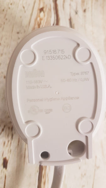 Genuine BRAUN Oral-B 3757 Trickle Charger Base Electric Toothbrush Wat ...