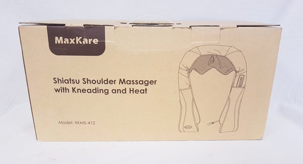 NEW, MAXKARE Shiatsu Shoulder Massager with Kneading and Heat, XKMS-41 ...