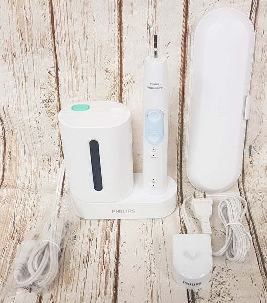 PHILIPS SONICARE Optimal Clean UV Sanitizer Power Toothbrush HX6829/73 ...