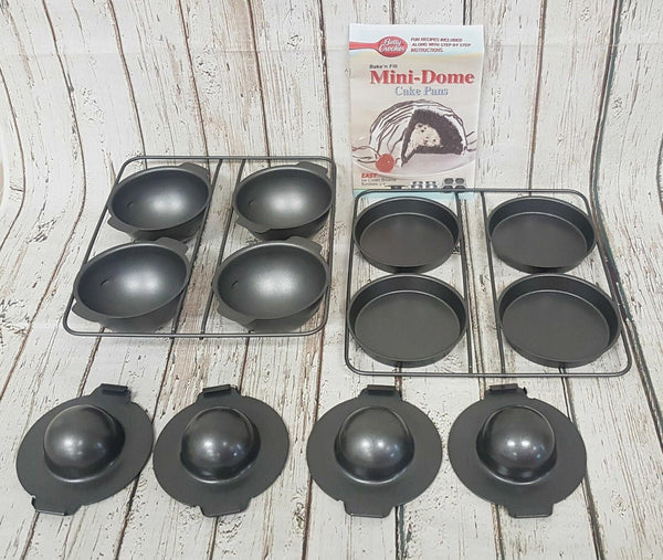 NEW, Betty Crocker Bake n Fill Mini Dome Cake Pans, 12pc Set ...
