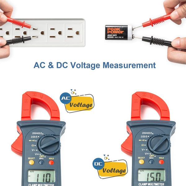 NEW, ASTROAI Auto Ranging 202D Digital Clamp Meter – LiquidationMania.com